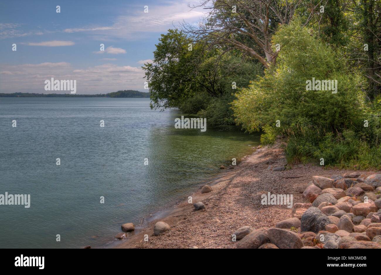 Lake Shetek is a State park in Southern Minnesota. Taken during Summer ...