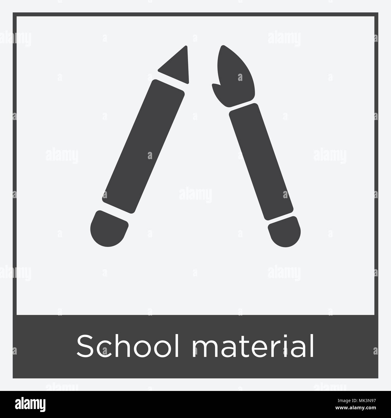 School materials png hi-res stock photography and images - Alamy