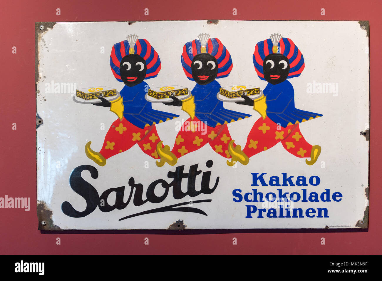 Sarotti Cocoa, advertising, Germany Stock Photo - Alamy