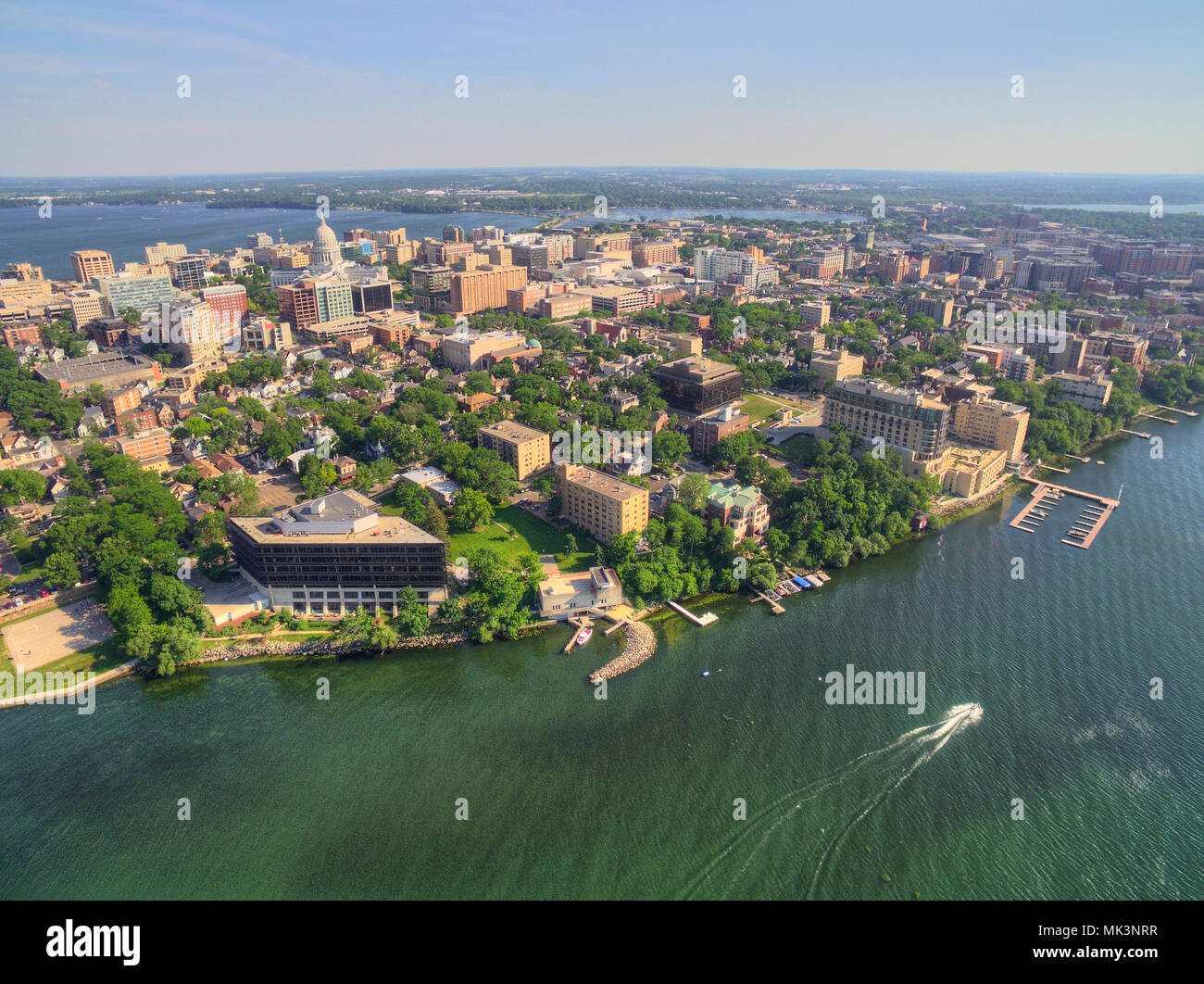 Madison wisconsin aerial hi-res stock photography and images - Alamy
