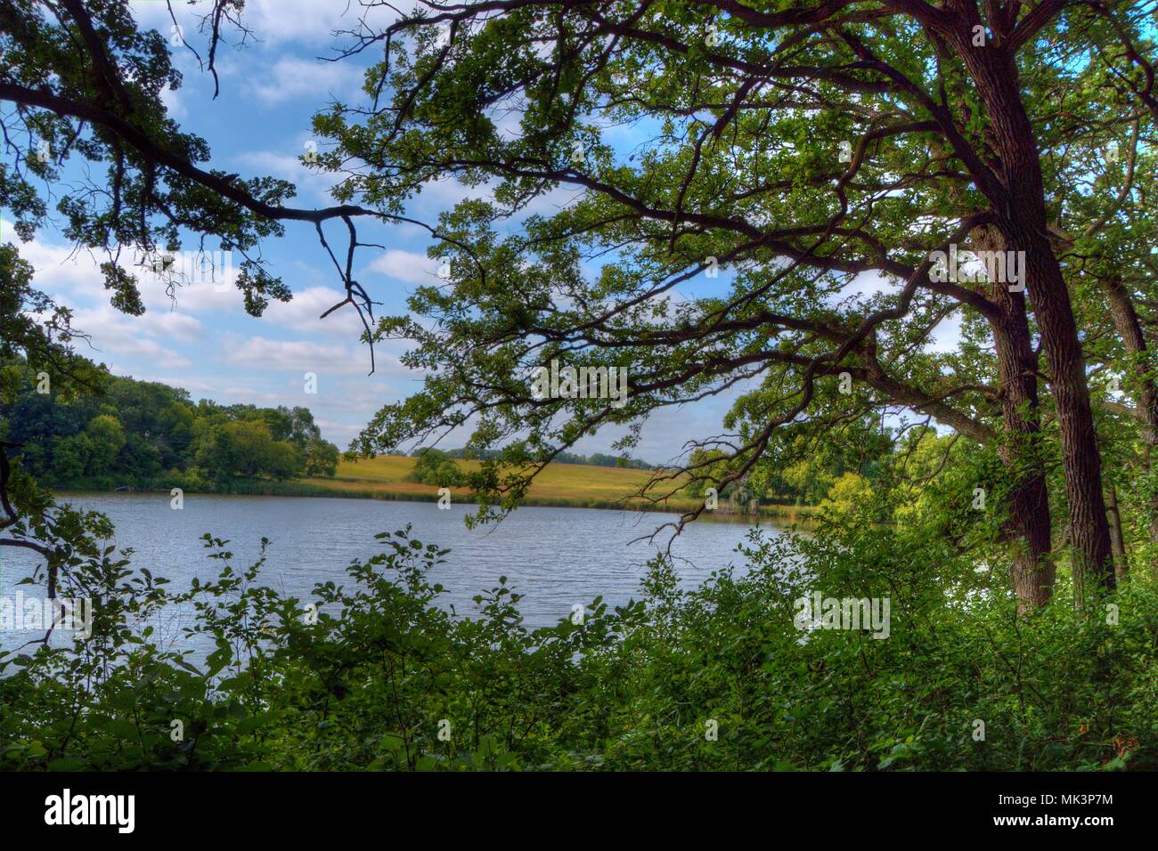 Lake Shetek is a State park in Southern Minnesota. Taken during Summer ...