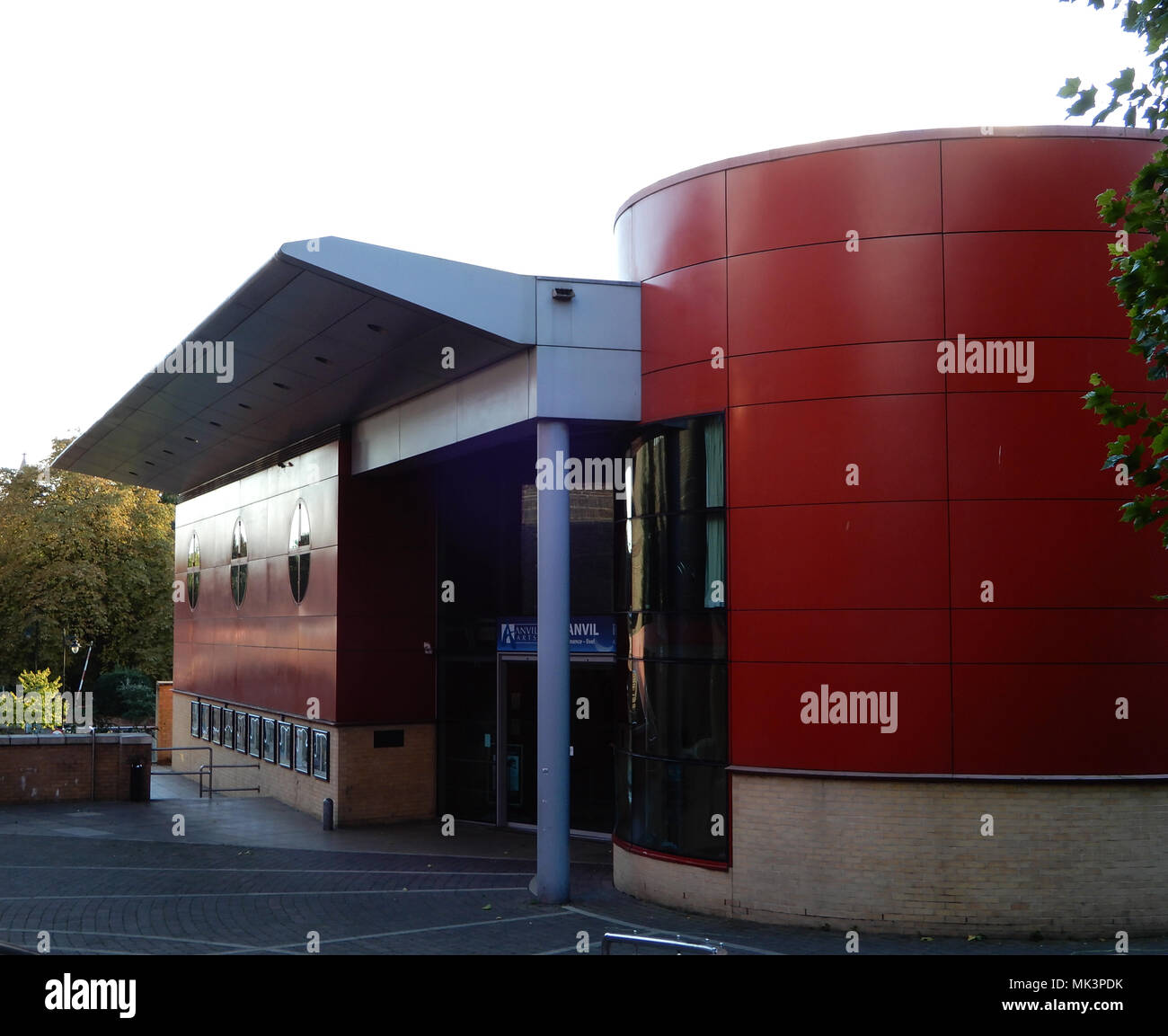 Basingstoke UK, 5th October 2017. The main entrance to the Anvil arts ...