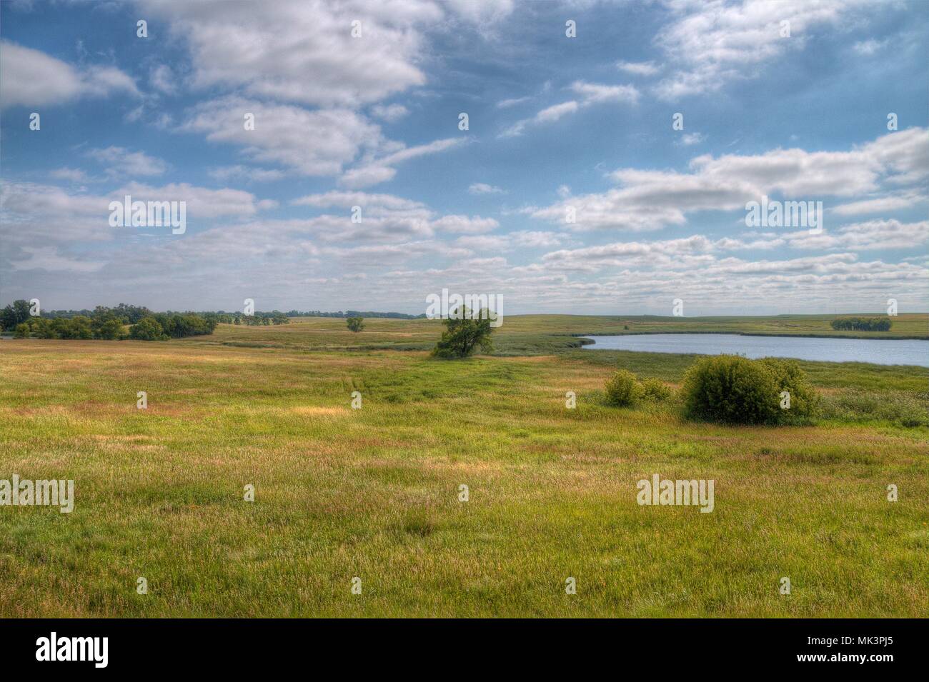 Lake Shetek is a State park in Southern Minnesota. Taken during Summer ...
