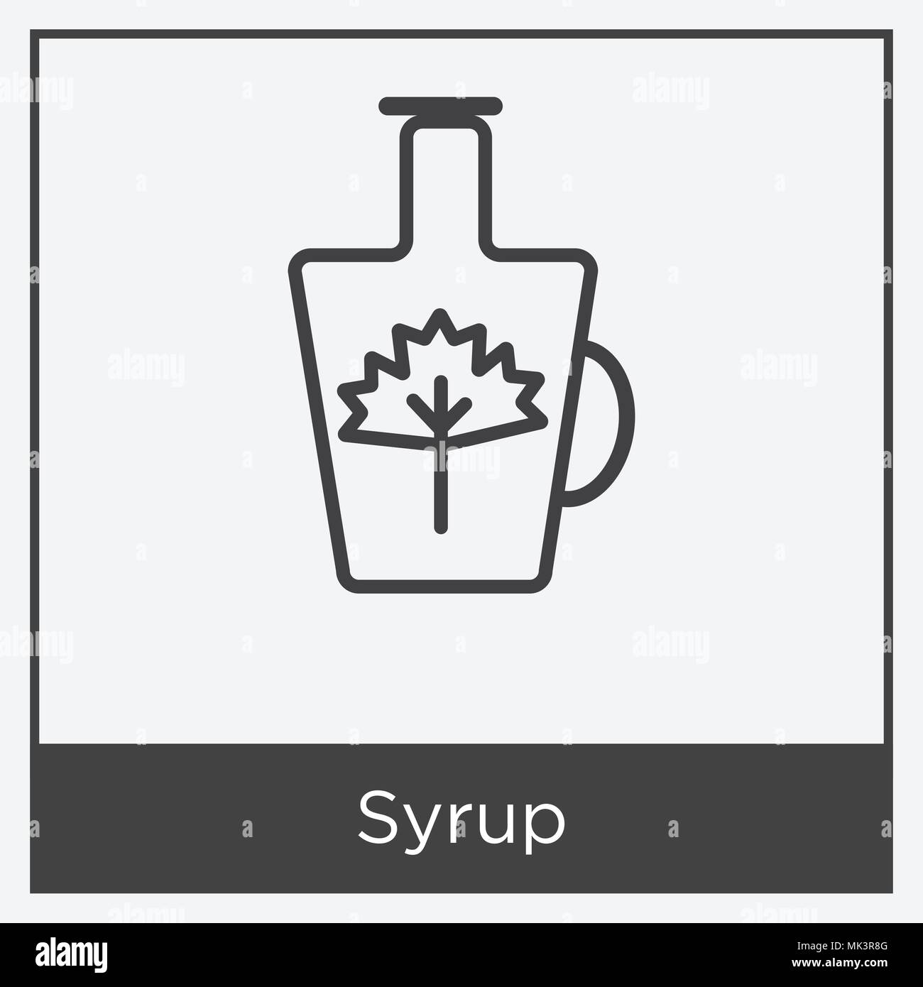 Chocolate syrup pouring spoon Stock Vector Images - Alamy