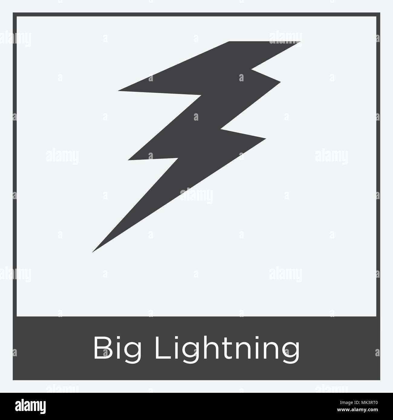 Big lightning bolt Stock Vector Images - Alamy