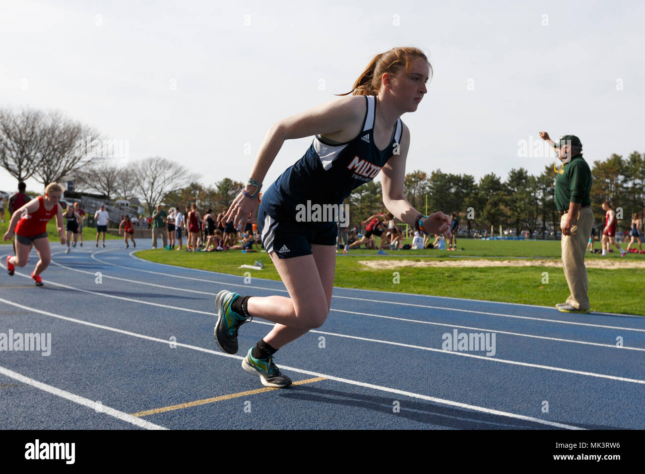 High school athletics race hi-res stock photography and images - Alamy