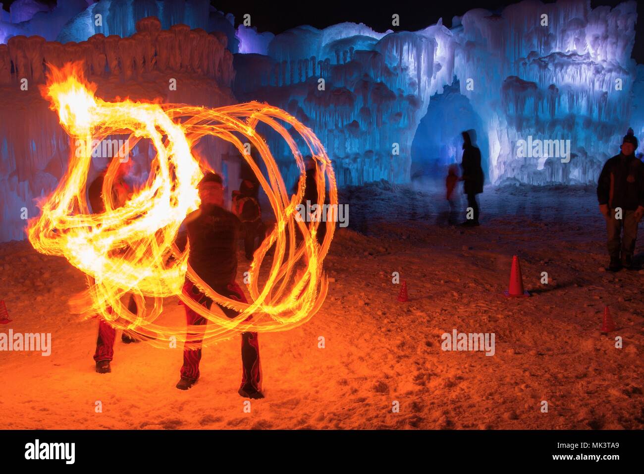 Ice Castle just outside of the Twin Cities Minnesota in Stillwater ...