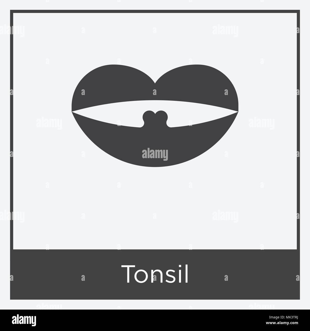 Bacterial tonsillitis Stock Vector Images - Alamy