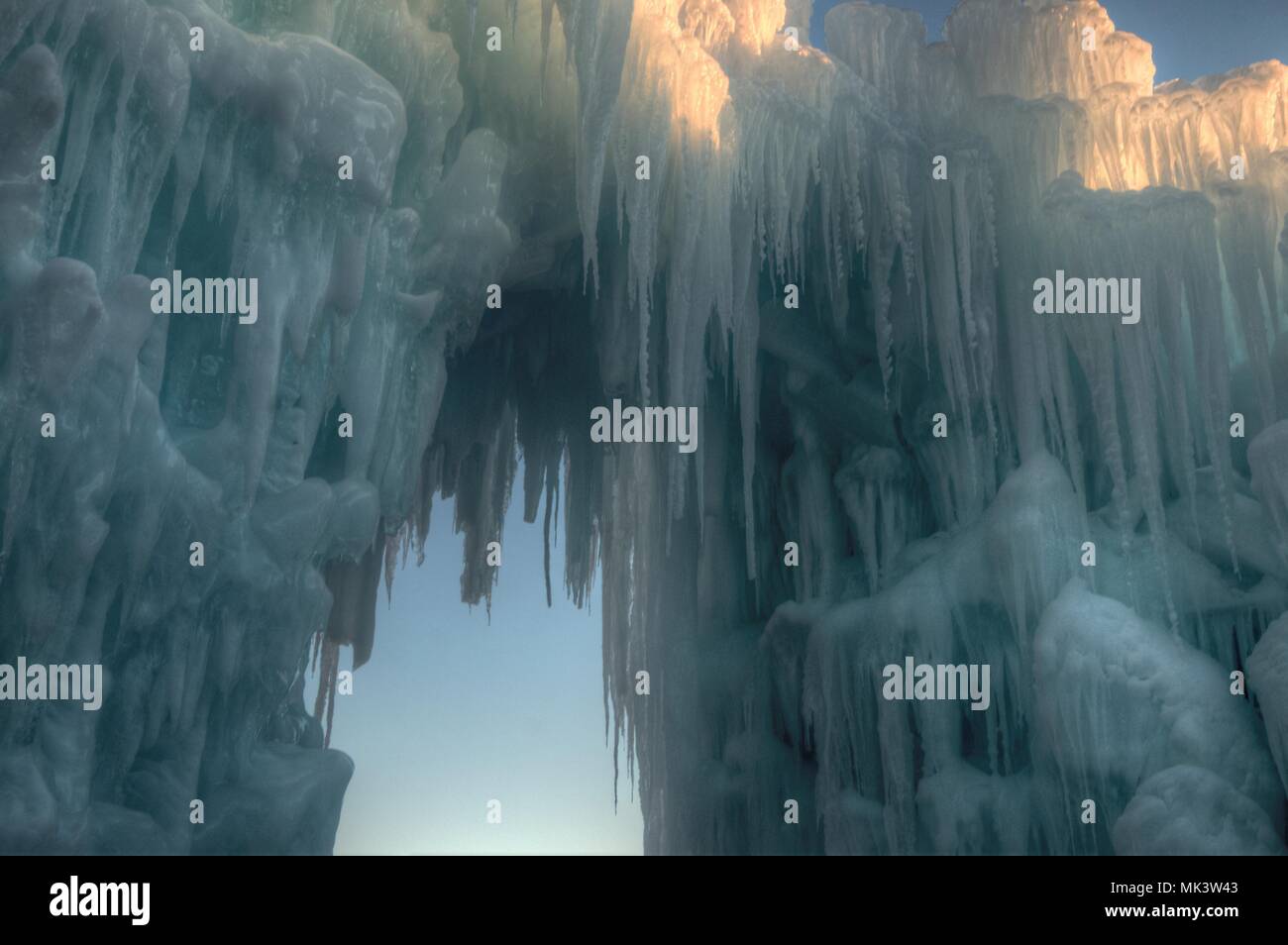 Ice Castle just outside of the Twin Cities Minnesota in Stillwater ...