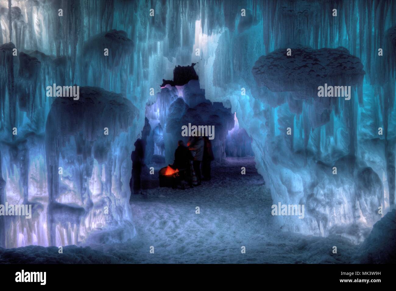 Ice Castle just outside of the Twin Cities Minnesota in Stillwater ...