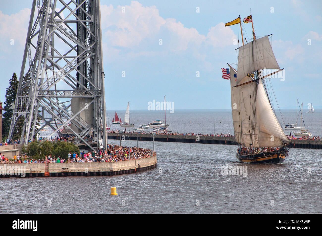 Tall Ships visits Duluth, Minnesota every three Years Stock Photo - Alamy