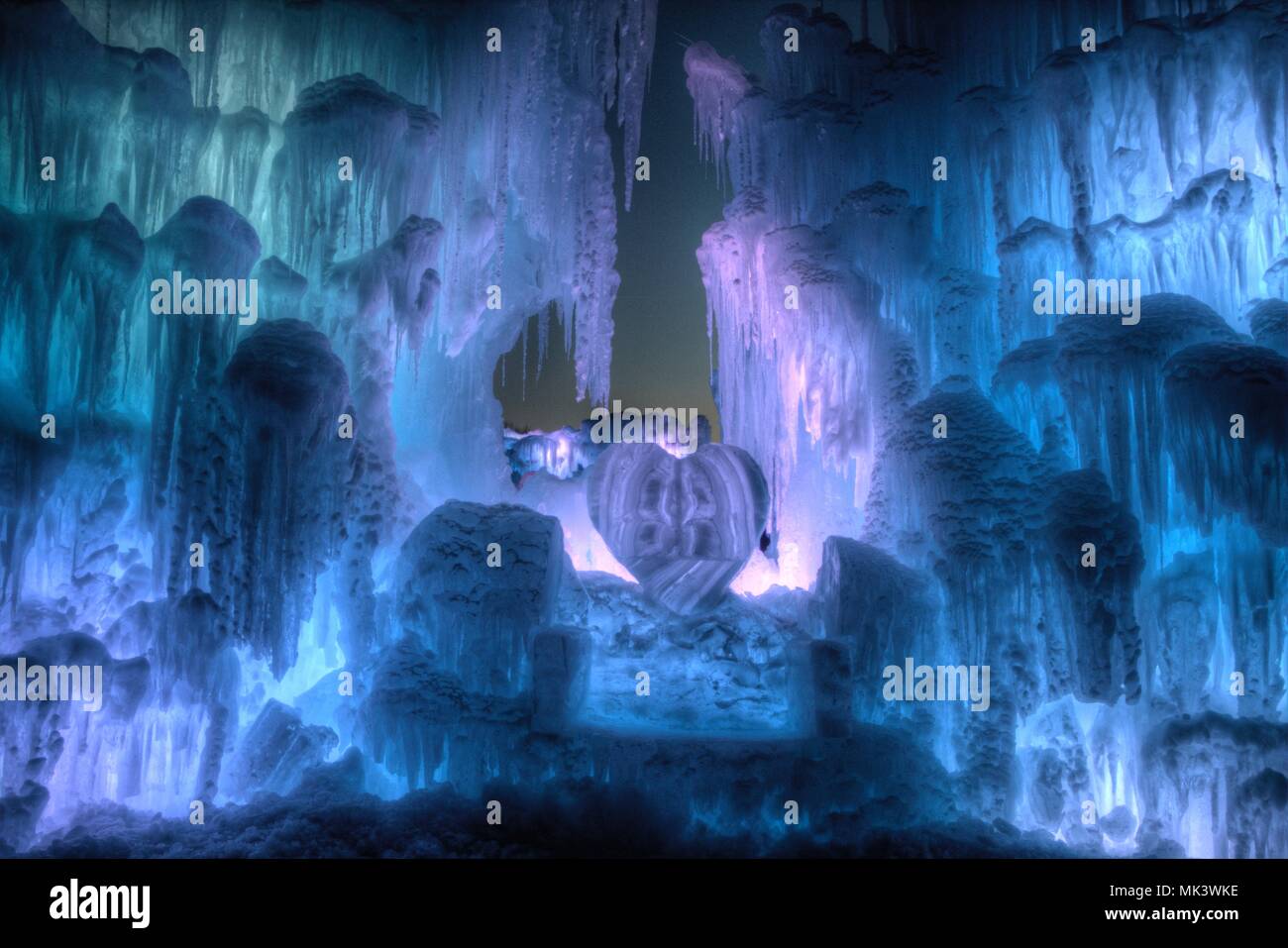 Ice Castle just outside of the Twin Cities Minnesota in Stillwater ...