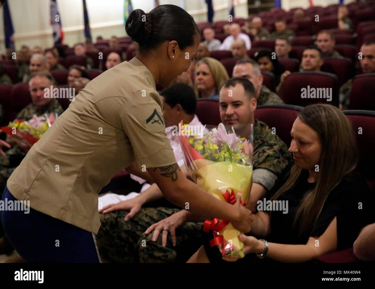 Sgt. Maj. Mario P. Fields, sergeant major of III Marine Expeditionary ...