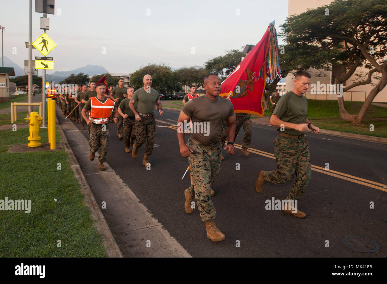 Maj. Gen. Craig Timberlake (left), the commanding general of 3rd Marine ...