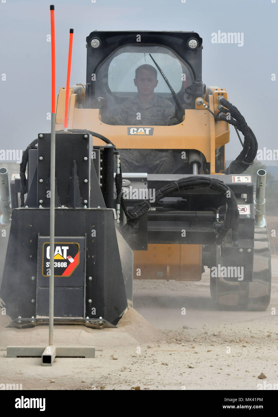 U.S. Air Force Airman Kevin Hill, 51st Civil Engineer Squadron water ...