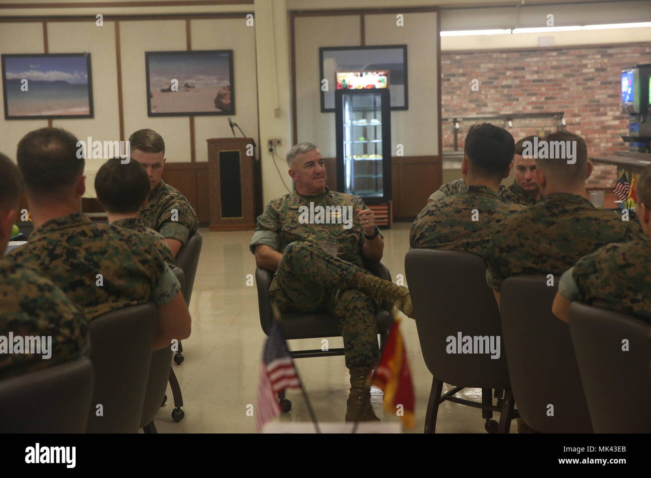 U.S. Marine Corps Gen. Glenn M. Walters, Assistant Commandant of the ...