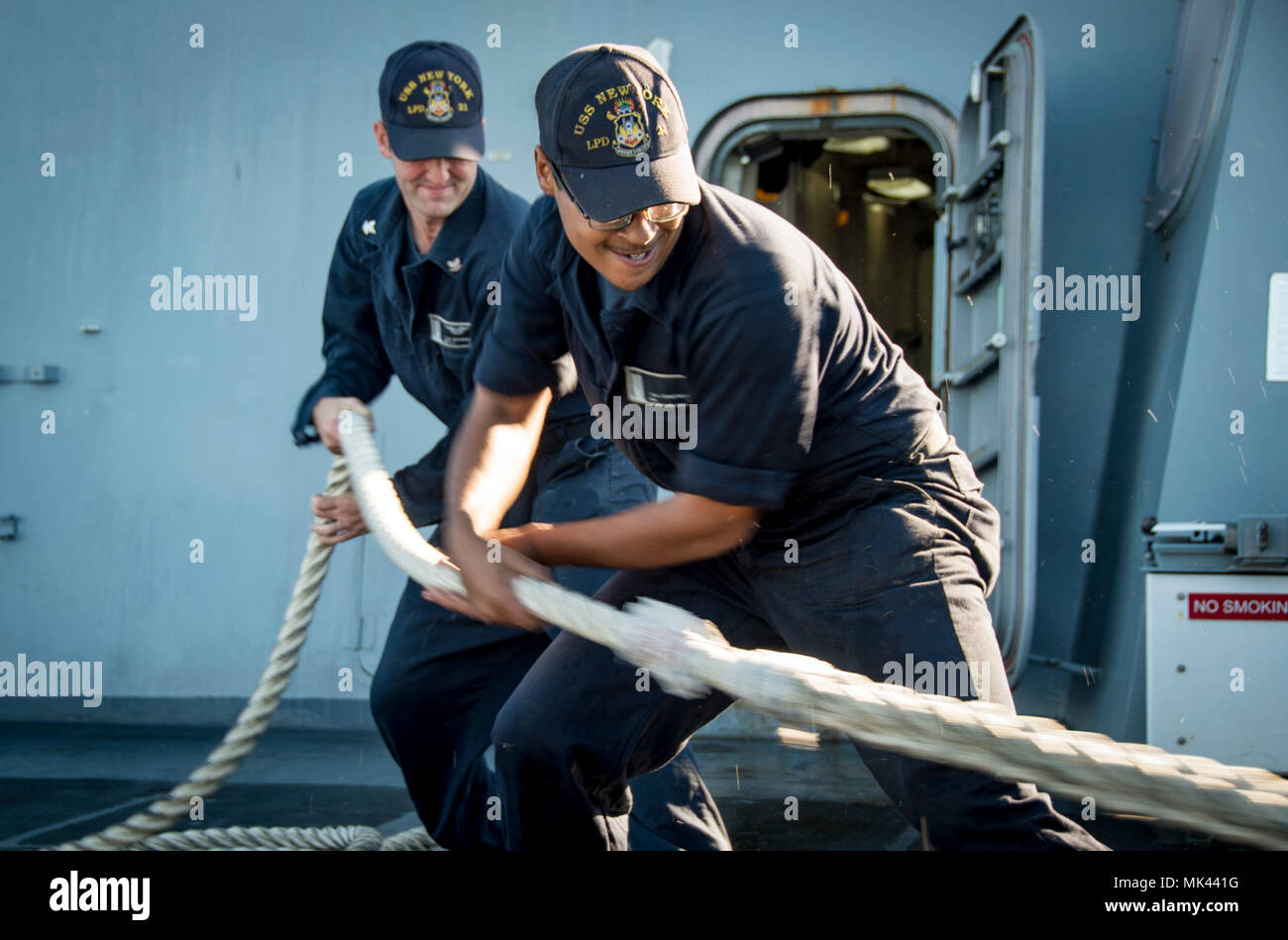 171103-N-YL073-0081 NORFOLK, Va. (Nov. 3, 2017) Seaman Taechawn ...