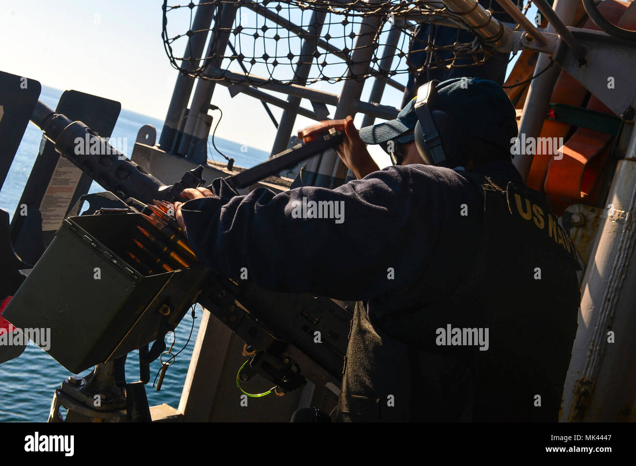 ATLANTIC OCEAN (Nov. 3, 2017) Aviation Ordnanceman Airman Chase ...