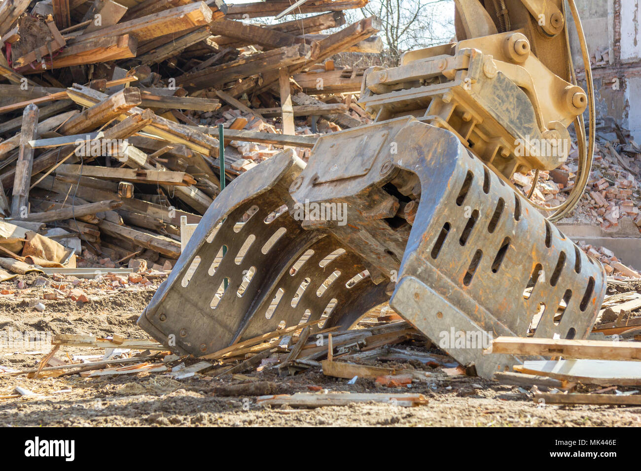 Soil digger bucket hi-res stock photography and images - Alamy
