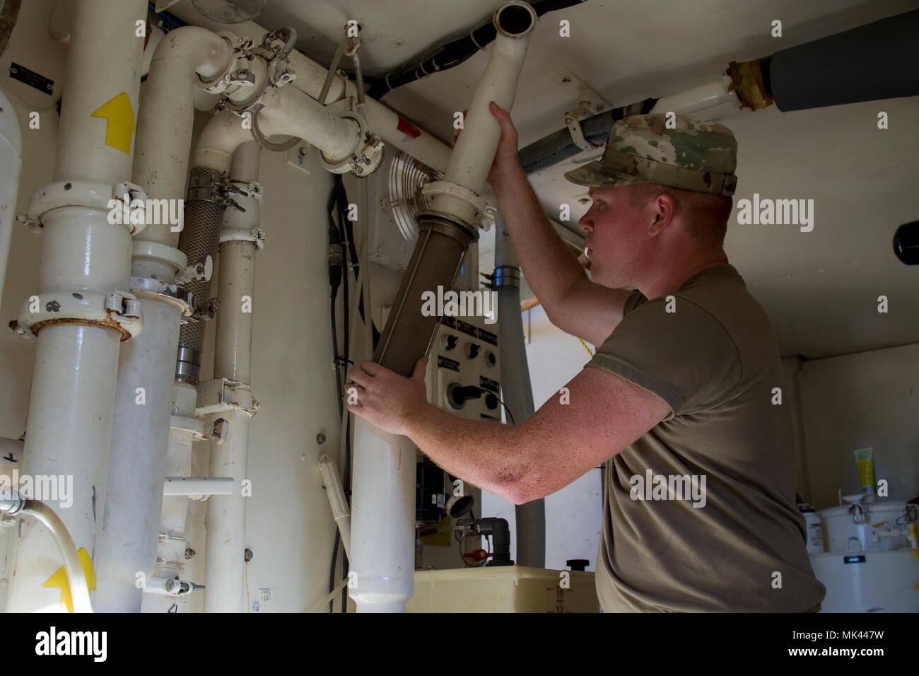 QUEBRADILLAS, Puerto Rico – U.S. Army Spc. Victor Ramirez, 105th ...