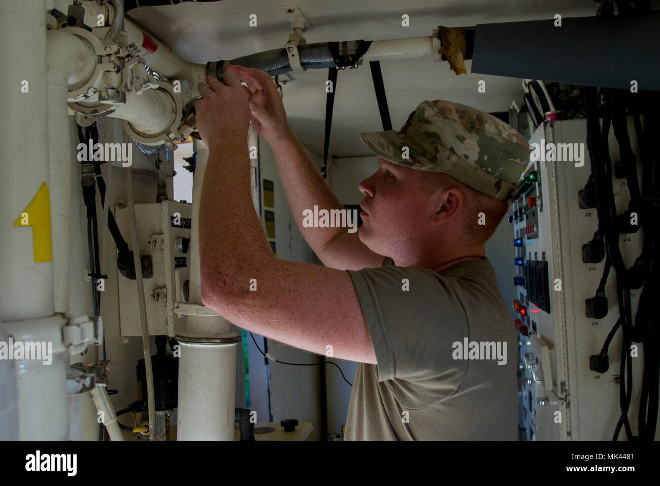 QUEBRADILLAS, Puerto Rico – U.S. Army Spc. Victor Ramirez, 105th ...