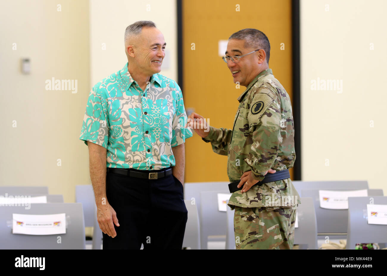 Brig. Gen. Kieth Y. Tamashiro and retired Brig. Gen. Bruce Olivera ...
