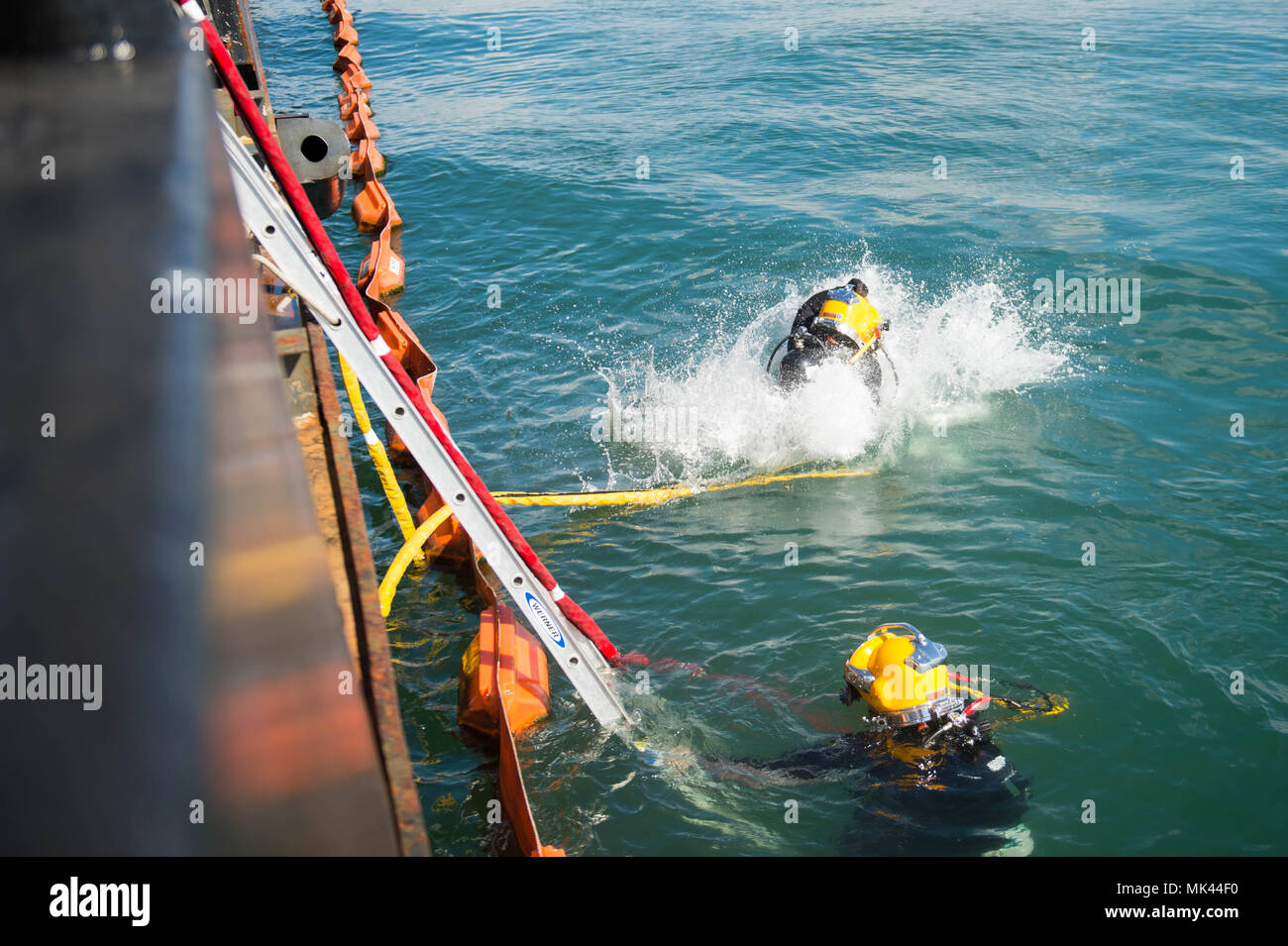 SAN DIEGO (Nov. 04, 2017) Navy Diver First Class Kyle Kinney, attached ...