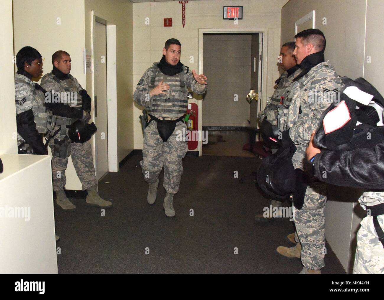 NEW CASTLE AIR NATIONAL GUARD BASE, Del. – Security Forces members ...