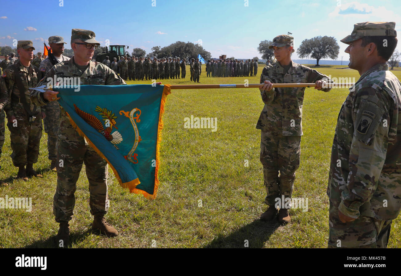 The 53rd Infantry Brigade Combat Team Commander Col. John Haas observes ...