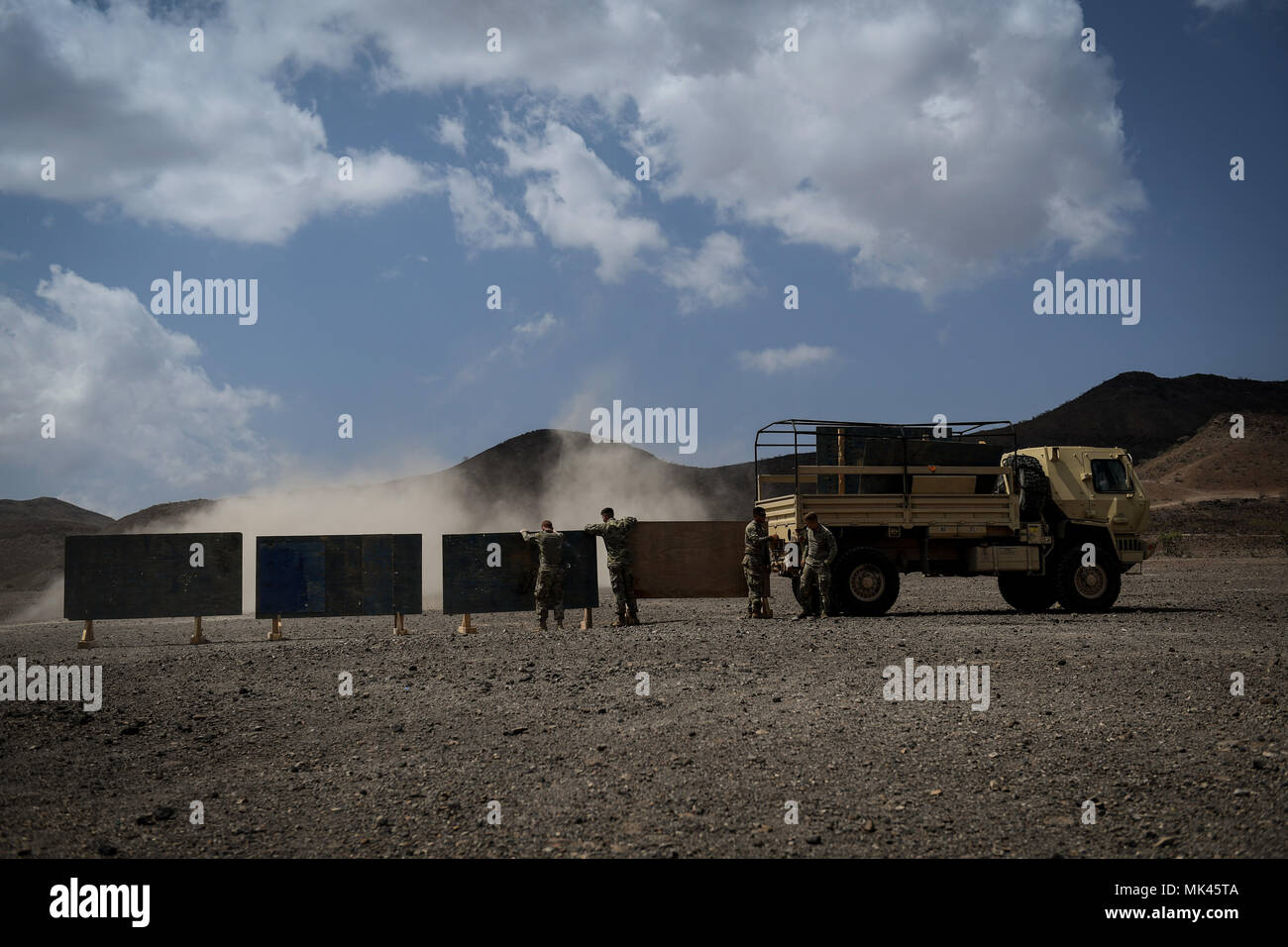 U.S. Army Soldiers assigned to Combined Joint Task Force-Horn of Africa ...