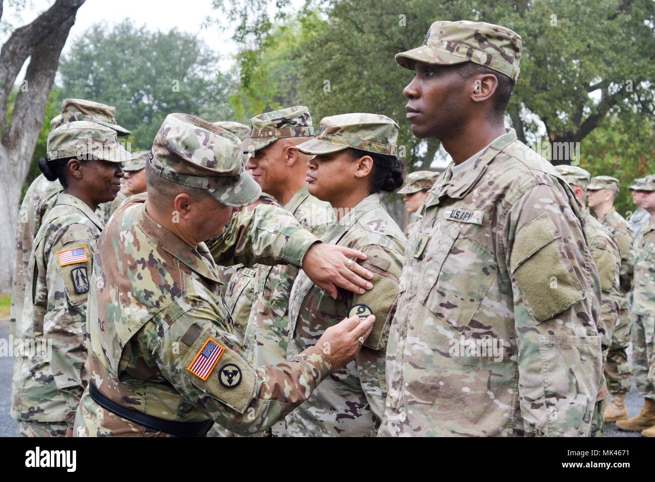 The 4th Brigade, 100th Training Division, officially transitioned to ...