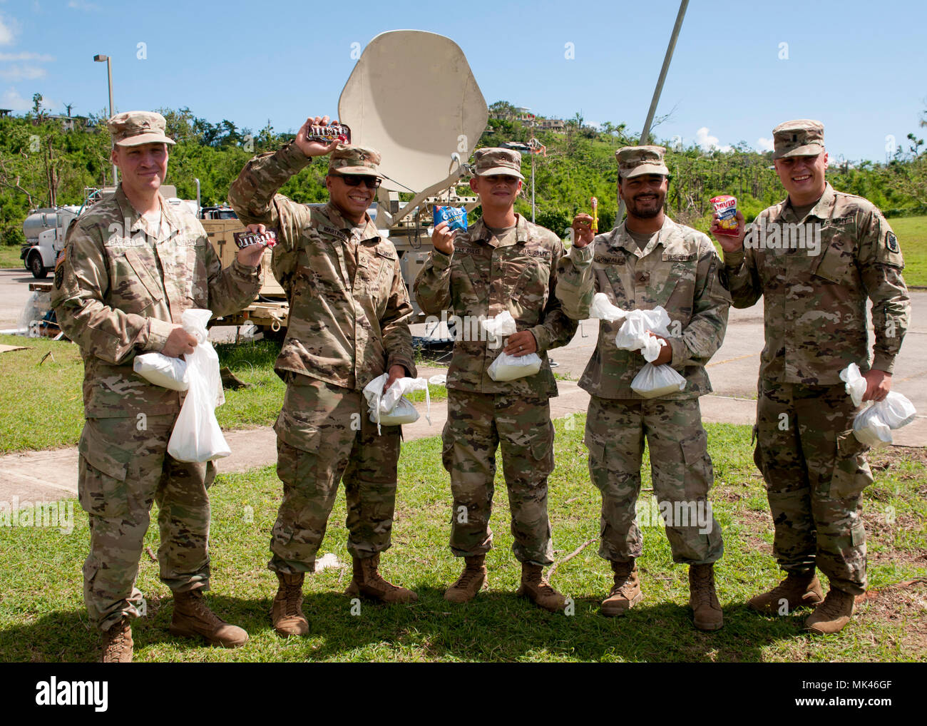 From left to right, Sgt. Nathaniel Barrett, Pfcs. Teddy Martinez and ...