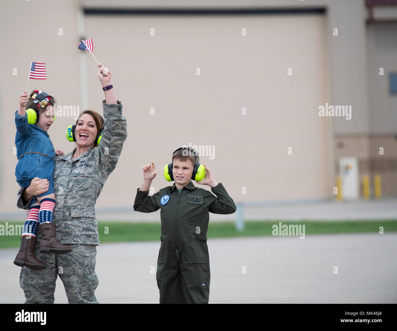 Members of the 130th Airlift Wing return from an overseas deployment ...