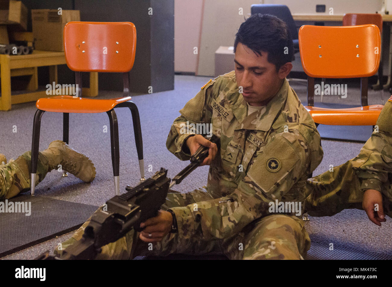 U.S. Army Reserve Pvt. Brayan Gonzalez, 478th Transportation Company ...
