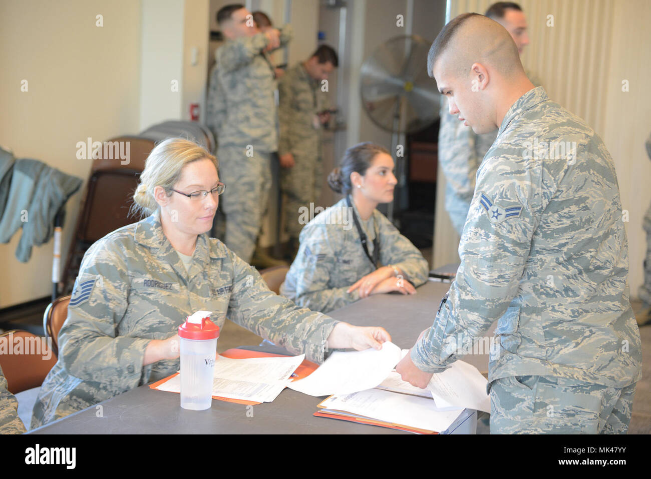 Technical Sgt. Shauna Rodriguez of the 102d Intelligence Wing Finance ...
