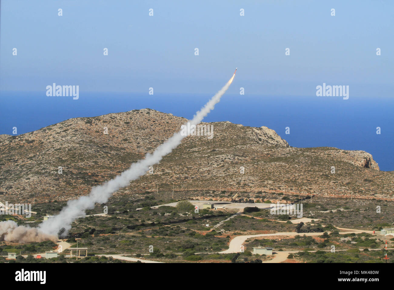 Soldiers from Alpha and Bravo Battery, 5th Battalion, 7th Air Defense ...