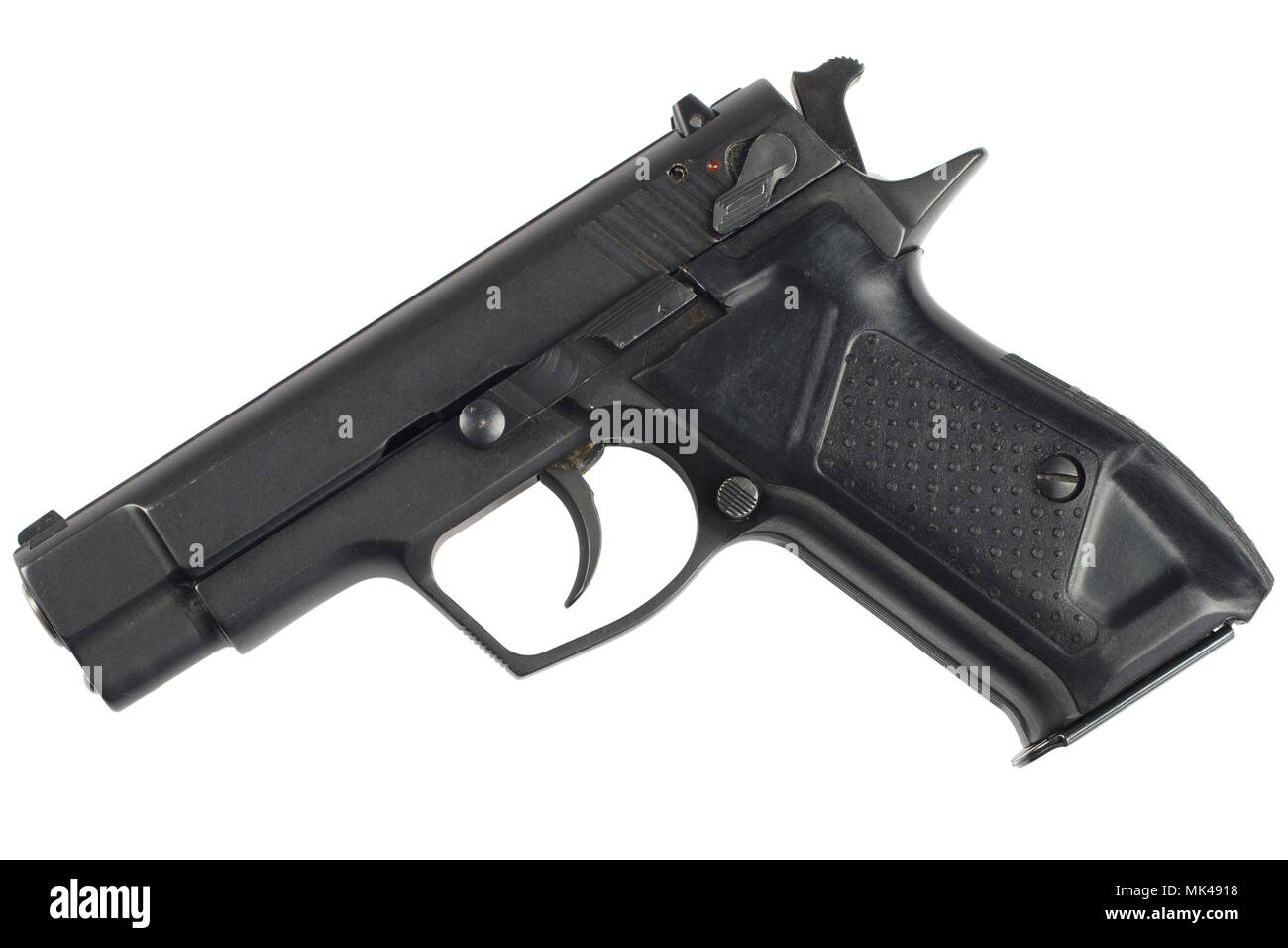 modern handgun isolated on white background Stock Photo - Alamy