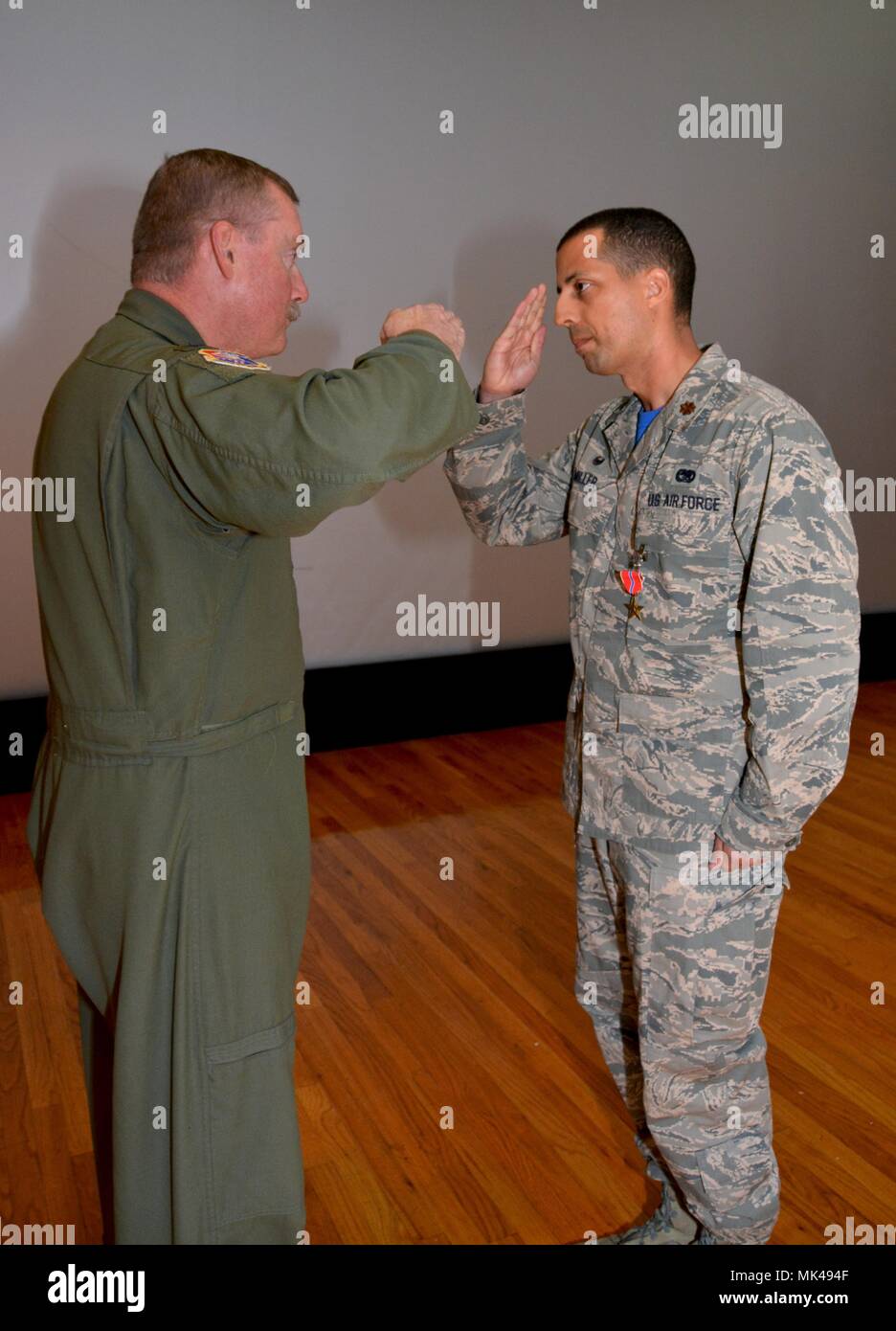 Maj. Damien Miller, 507th Logistics Readiness Squadron commander ...