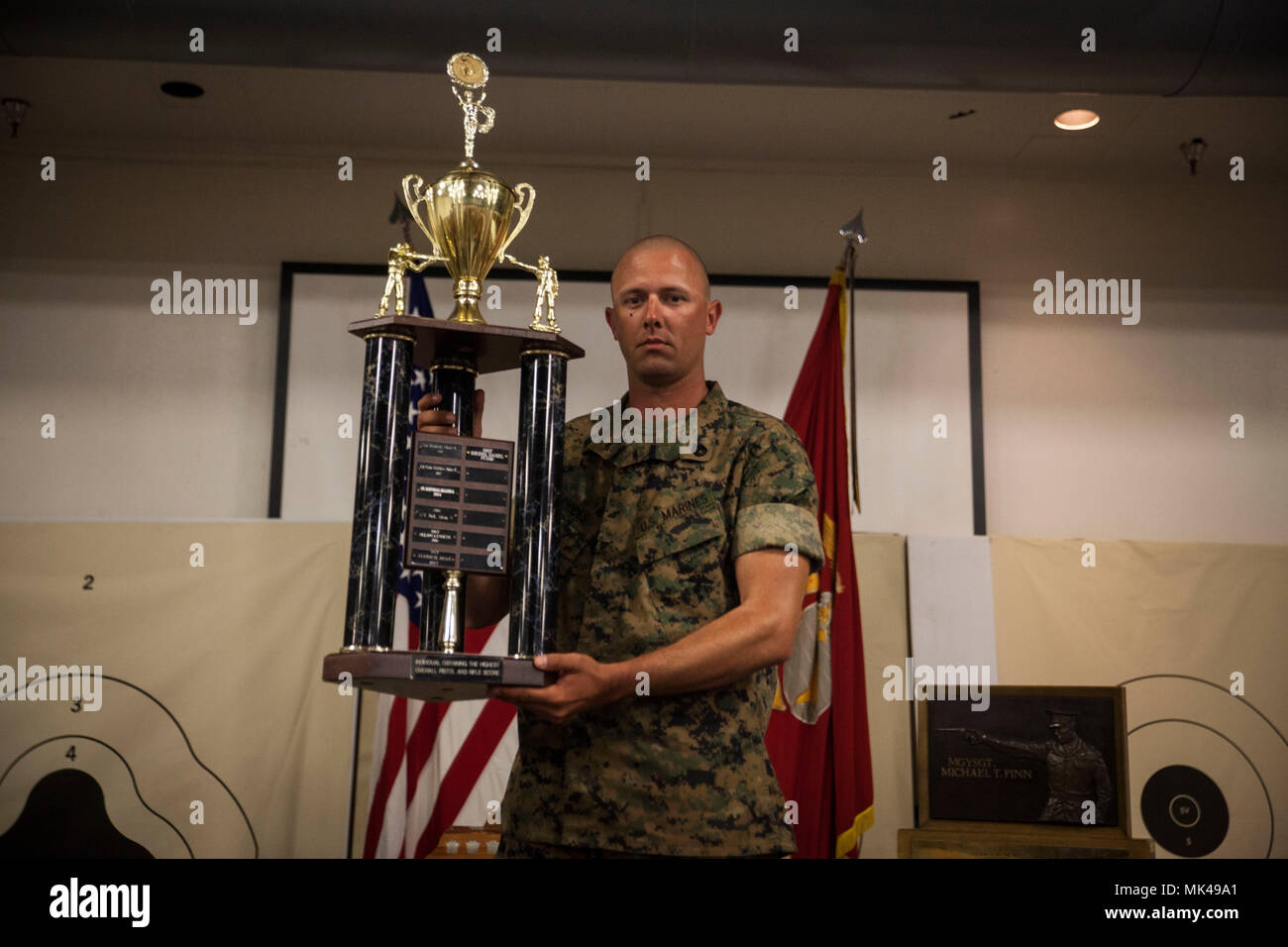 Staff Sgt. Daniel Rhodes, a member of the 3rd Battalion, 3rd Marine ...