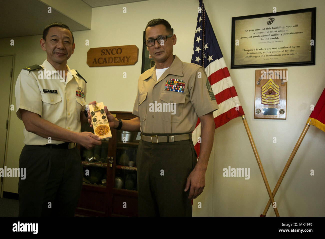 U.S. Marine Sgt. Maj. Michael S. Payne, the Staff Noncommissioned ...