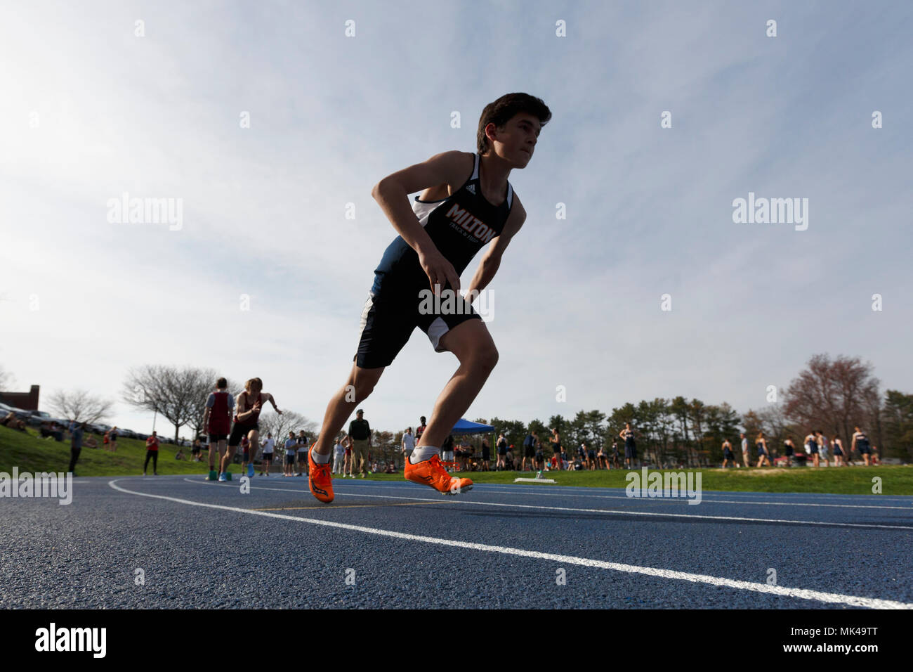 High school athletics race hi-res stock photography and images - Alamy