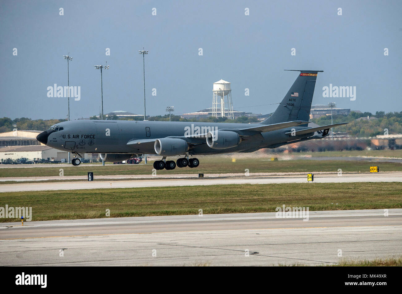 U.S. Air Force KC-135 Stratotanker, from the 97th Air Mobility Wing at Altus Air Force Base ...
