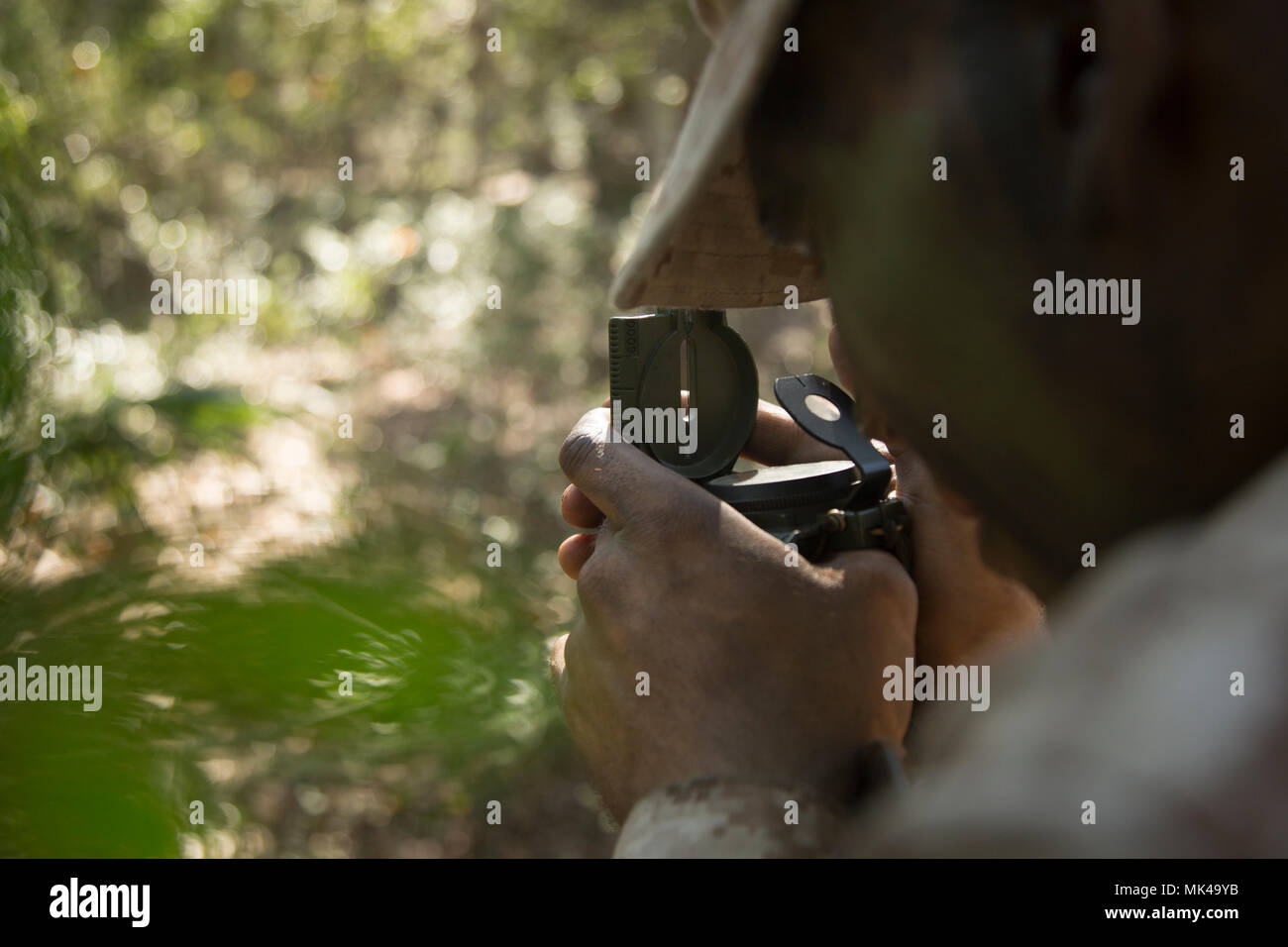 U.S. Marine Corps Rct. Andres Arguello with Platoon 3092, India Co ...