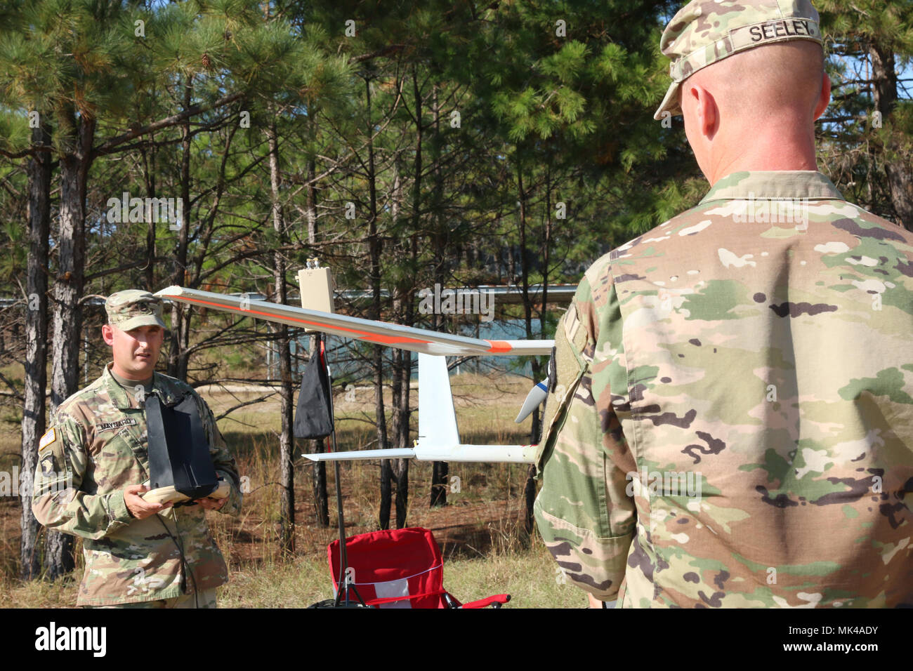 Staff Sgt. Justin S. Seeley and Staff Sgt. Joshua Maynard, assigned to ...