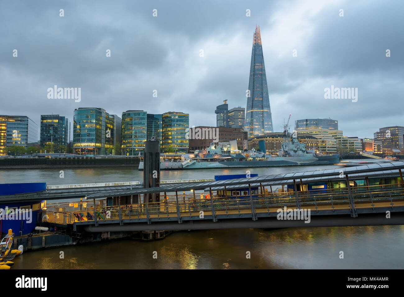 Tower millennium pier hi-res stock photography and images - Alamy