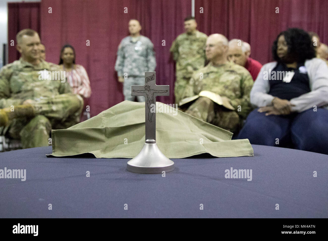 SAN JUAN, Puerto Rico — A depiction of the Cruxifiction of Jesus Christ ...