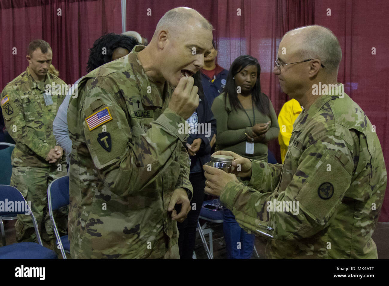 SAN JUAN, Puerto Rico — Lt. Col. Charles Wallace, chaplain of the 36th ...
