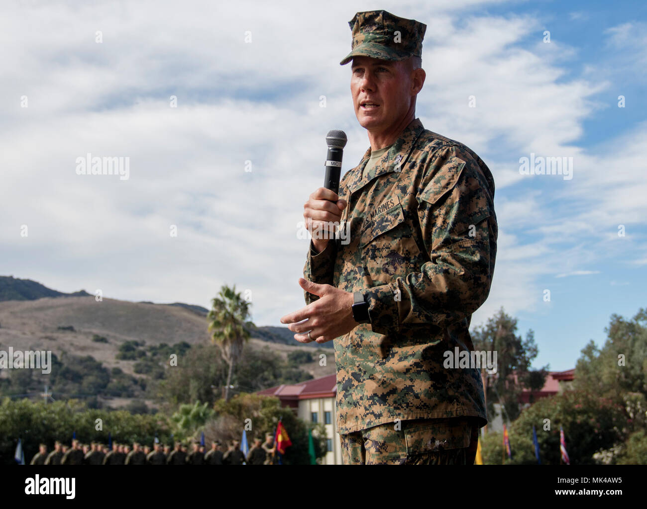 Col. Jeffrey C. Holt, commanding officer, School of Infantry - West ...