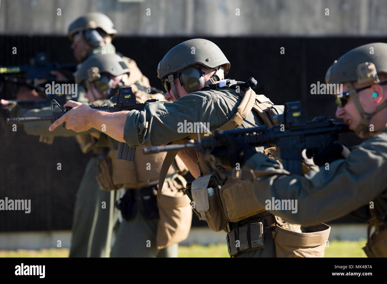 CAMP HANSEN, OKINAWA, Japan – Special Reaction Team Marines with the ...