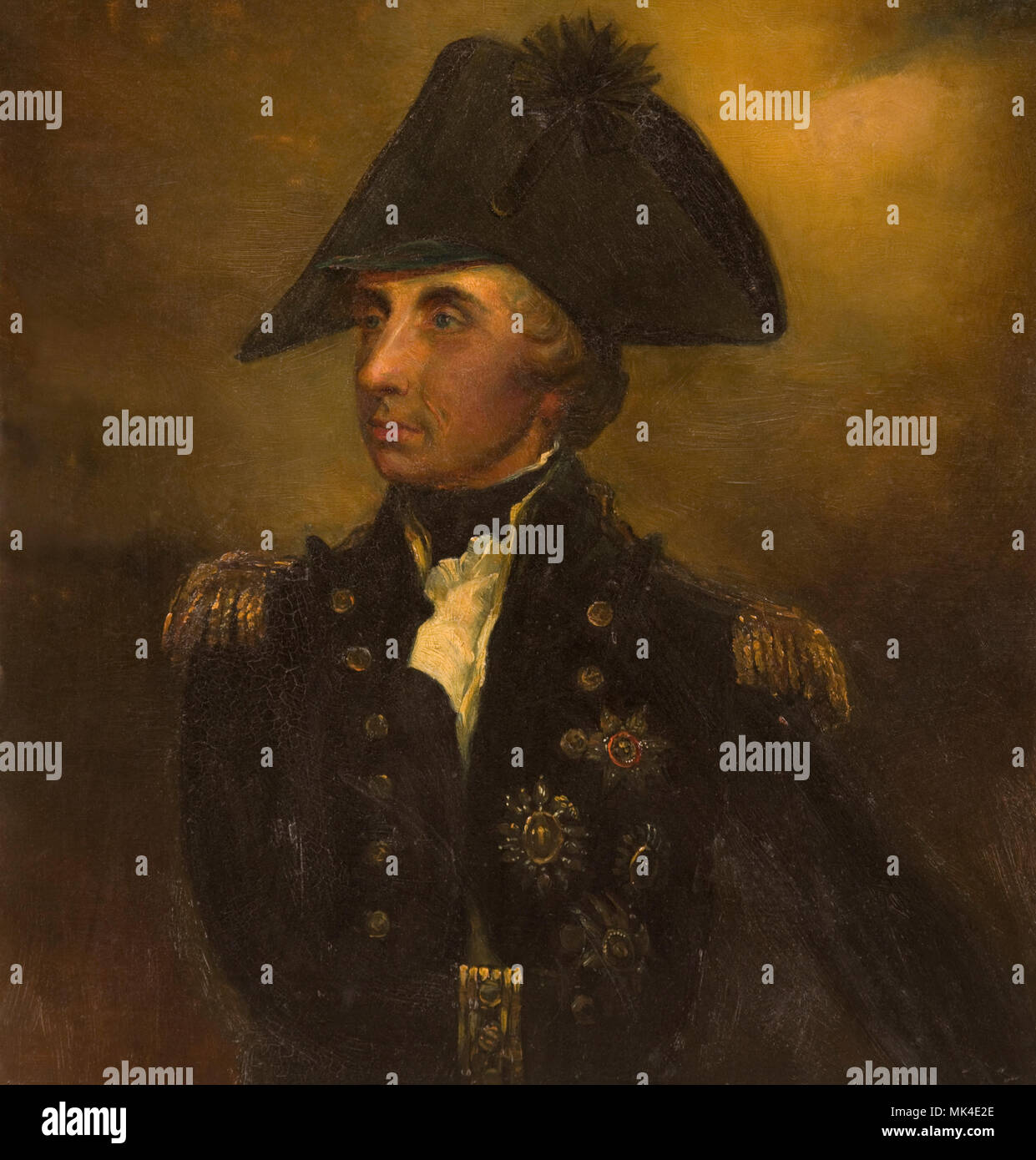 Vice-Admiral Horatio Nelson, 1758-1805 1st Viscount Nelson. A half ...